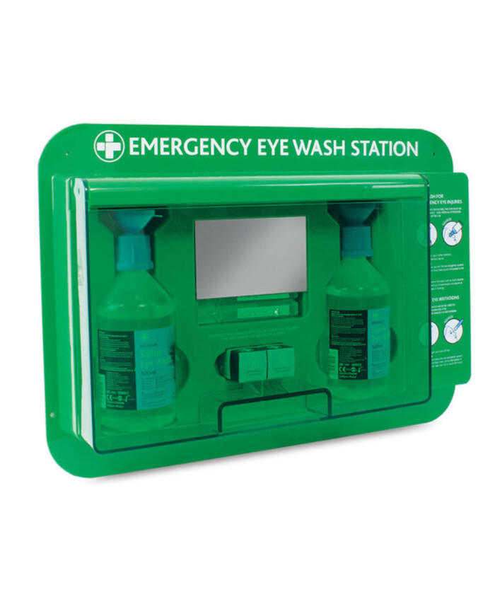 Elite Eyecare Station, Wall Mount With Mirror | First Aid For Eye Care ...