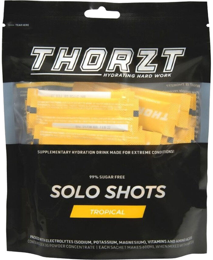 Sugar Free Solo Shot - 50 x 3gm Sachets - Tropical | Thorzt